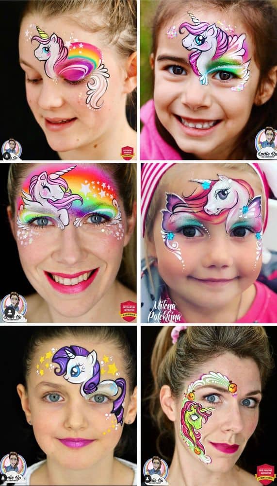 Unicorn Face Paint