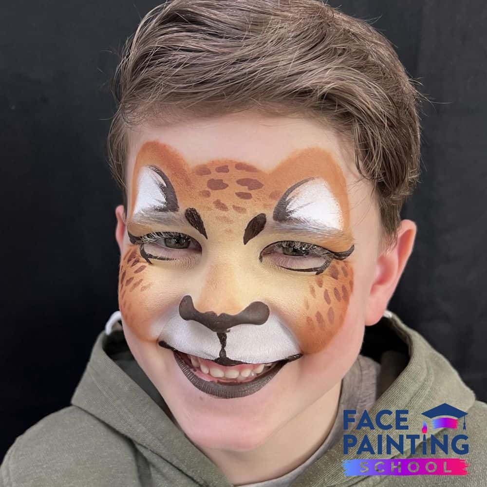 Leopard Face Painting