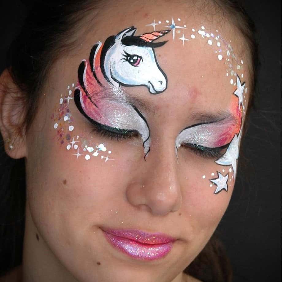how to draw easy unicorn face