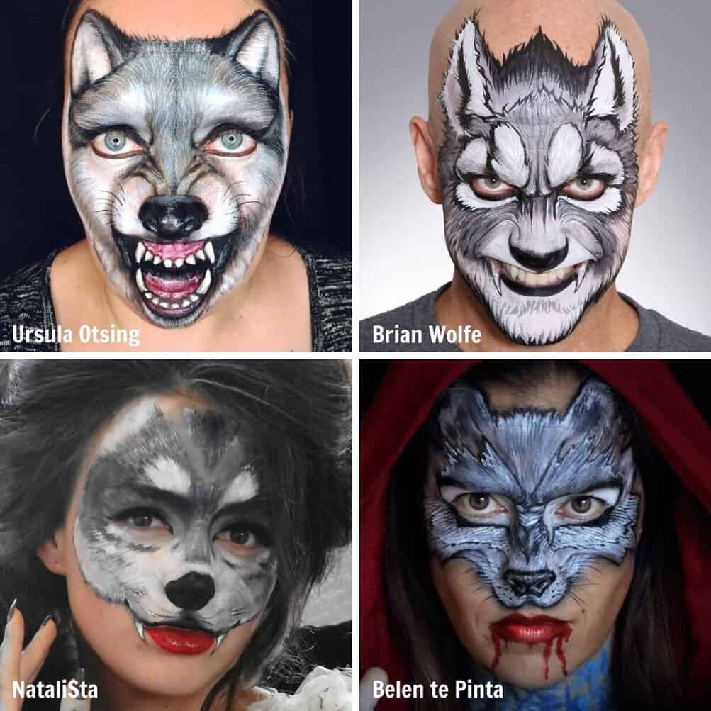 Easy Werewolf Face Paint Simone's Quick And Easy Face Paints YouTube
