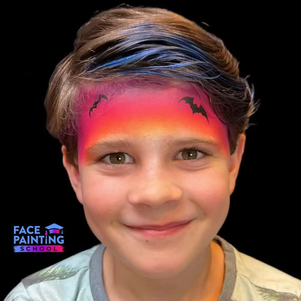 Face Paint Batman Logo Batman Face Paint By Funfacesballoon On