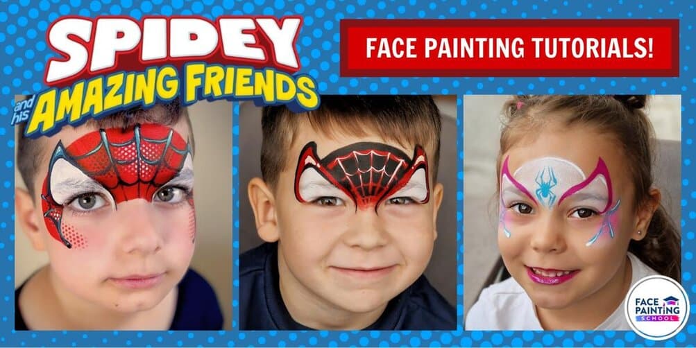 Spiderman Face Painting Ideas ⠀ 𝗦𝗽𝗶𝗱𝗲𝗿𝗺𝗮𝗻