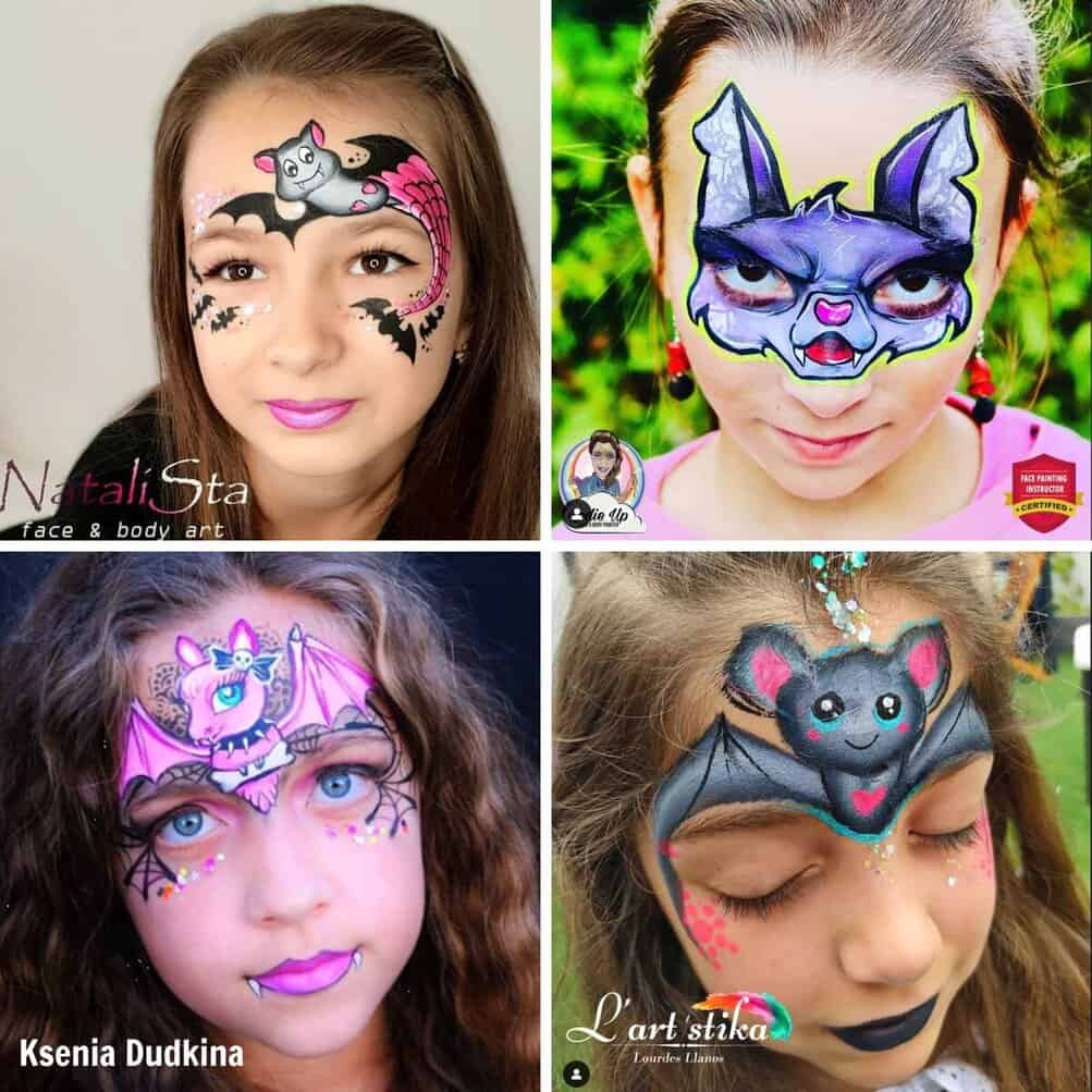 Vampire Bat Face Paint