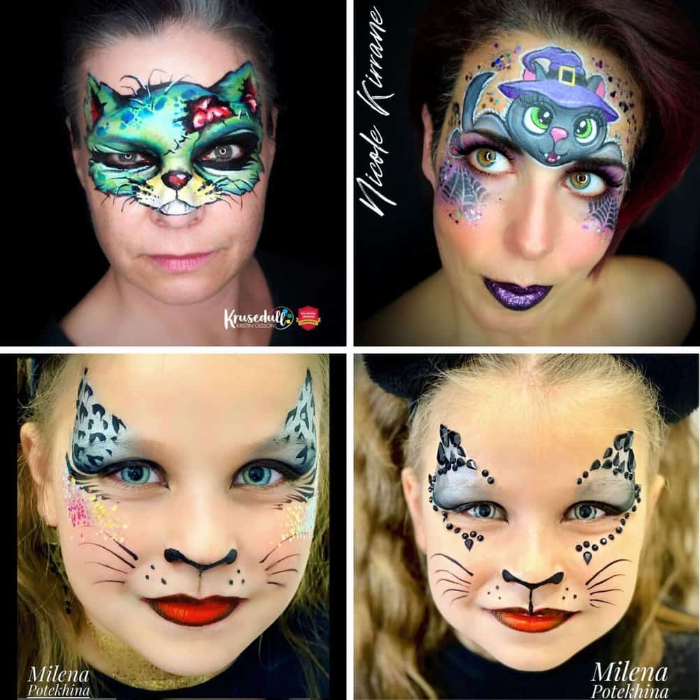 Easy Cheek Art Halloween Halloween Cheek Art Face Painting Fall Board