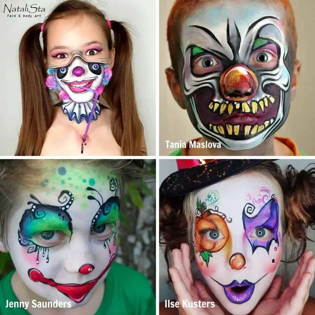 Scary Face Paint Designs 5 Fast Halloween Face Paint Designs