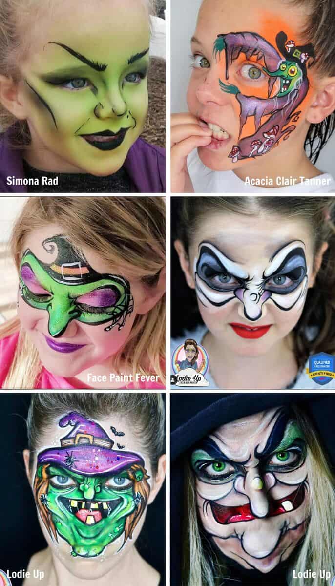 Witch Face Paint Easy Step By Step Easy - Infoupdate.org