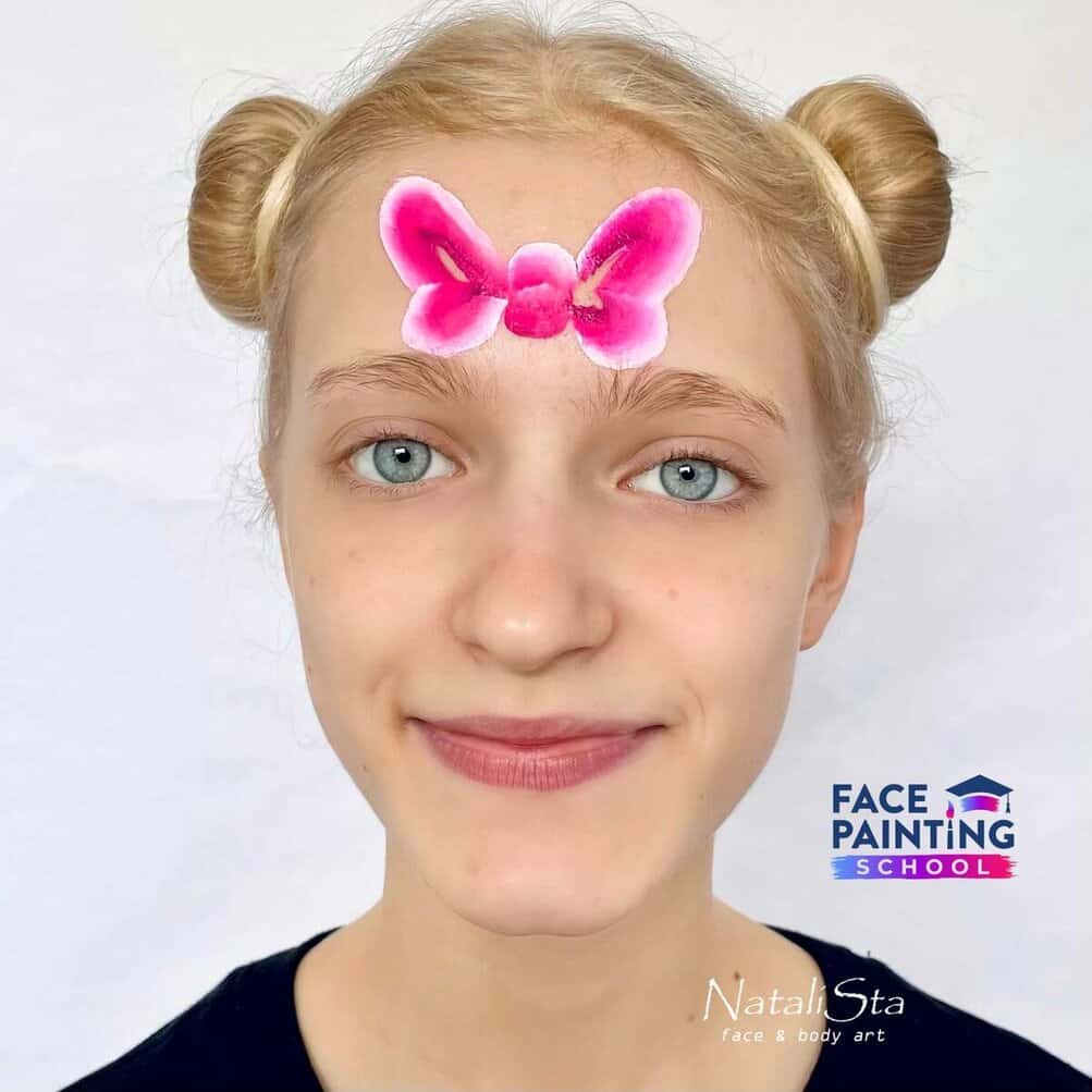 Minnie Mouse Face Painting Ideas Minnie Mouse Face Paint For Halloween