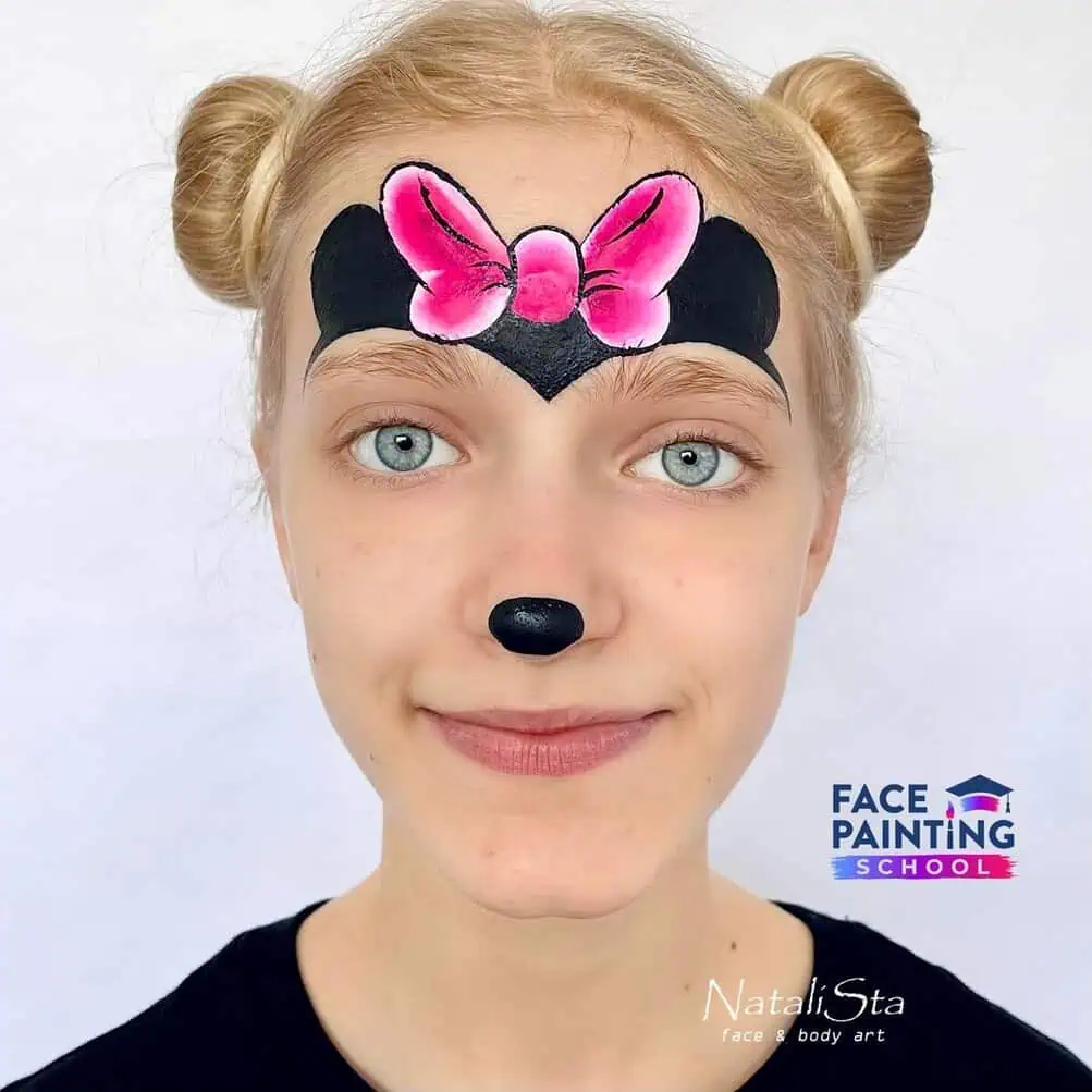 Pintura Facial De Minnie Mouse