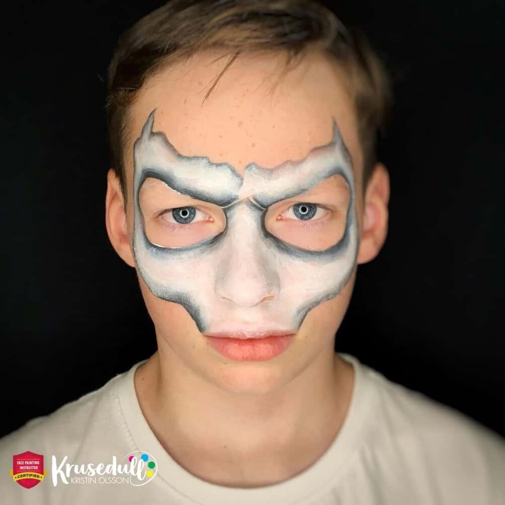 Skull Face Painting Ideas For Halloween Top 5 Skeleton Face Paint