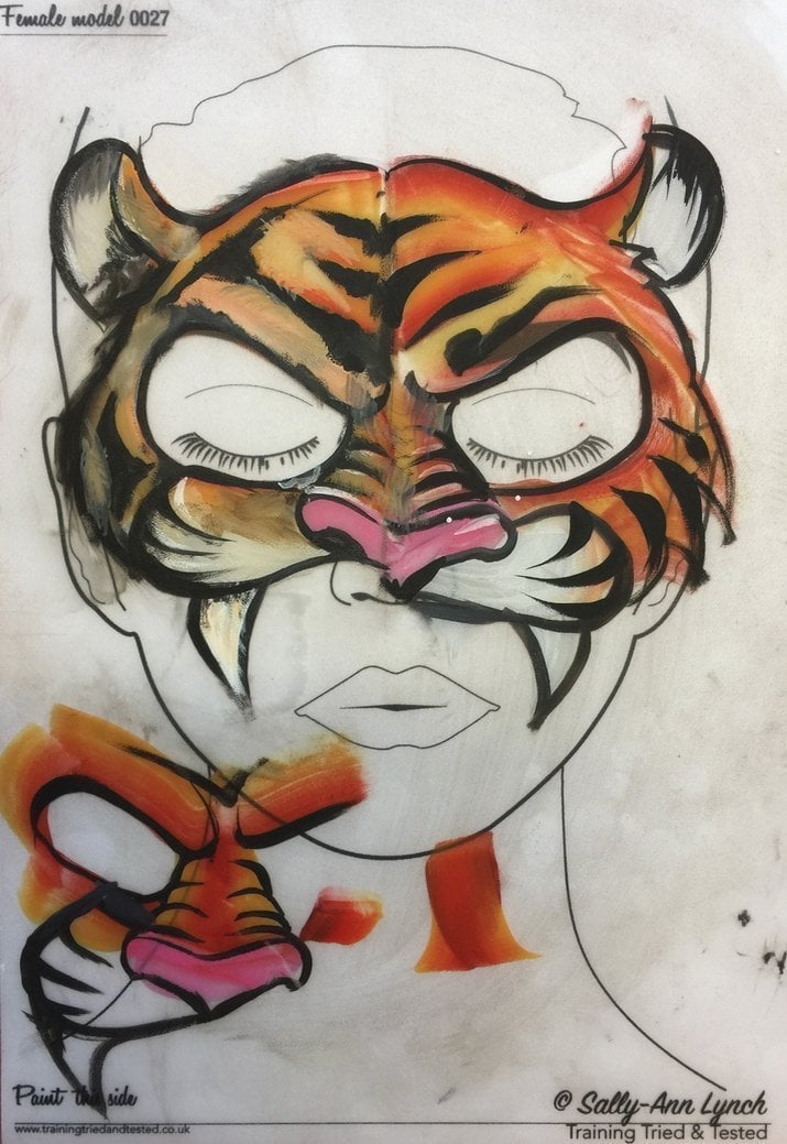 Face Paint Tiger 40 Easy Tiger Face Painting Ideas For Fun